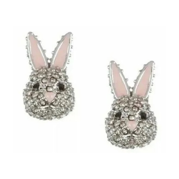 kate spade | Jewelry | Kate Spade Rabbit Bunny Silver Stud Earrings ...